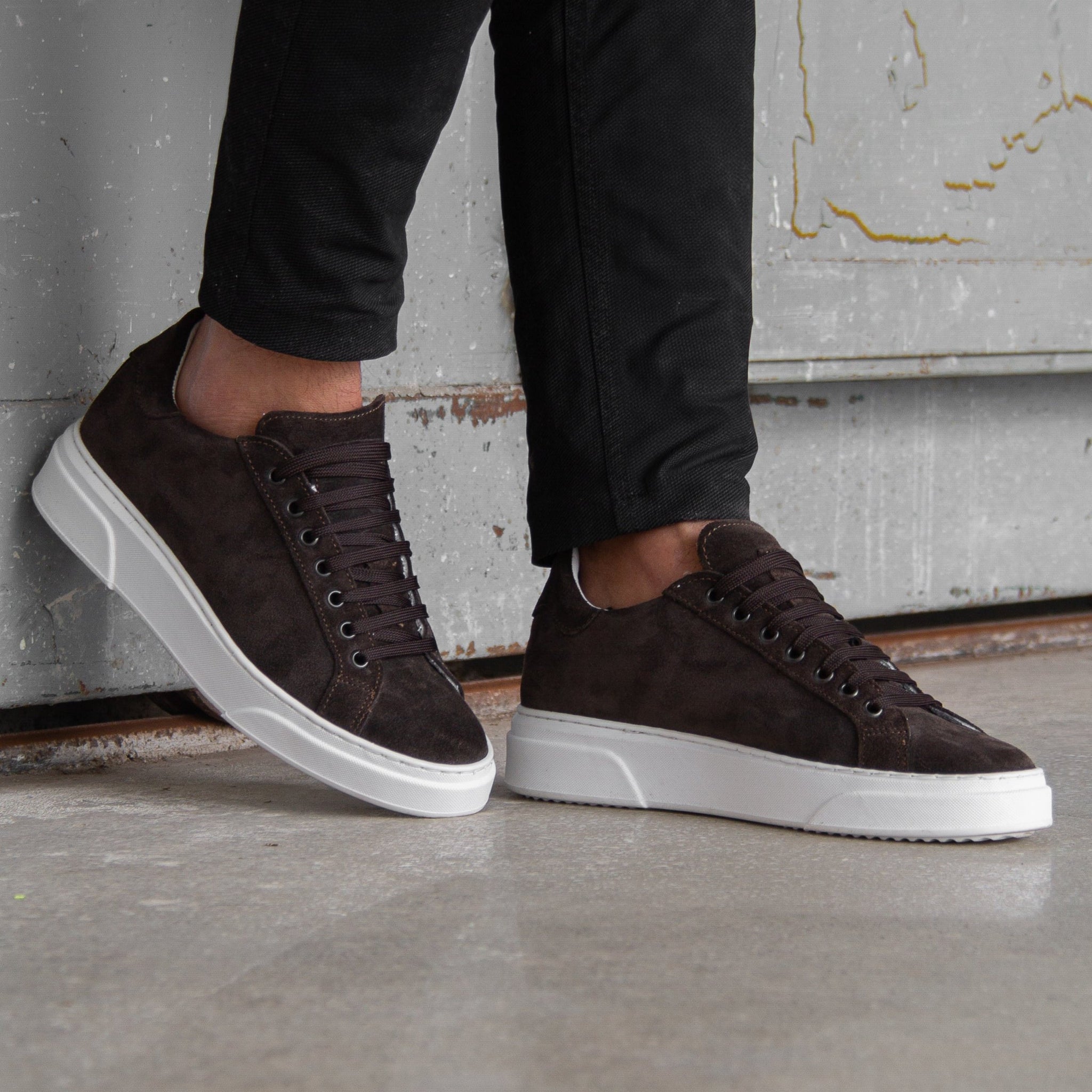 THE NICE SNEAKERS BRUN- MADE IN ITALY